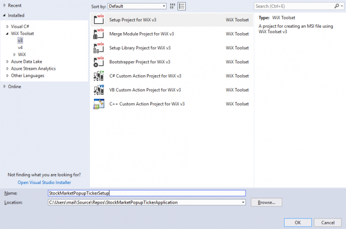 Stock market desktop ticker .NET application – Nick Saxelby